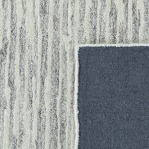 NUSTORY Hand Tufted - Area Rug - Grey Silt - Rectangle - 7'6" x 9'6"