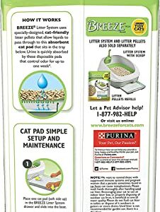 Tidy Cats Breeze Pads Refill Pack (2) 10 Count Pouches with Aurora Pet Wet Wipes