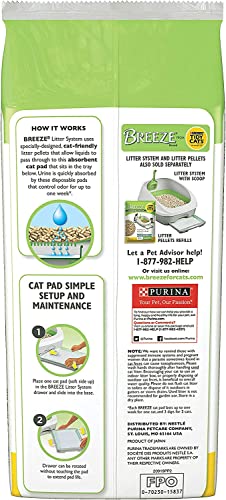 Tidy Cats Breeze Pads Refill Pack (2) 10 Count Pouches with Aurora Pet Wet Wipes