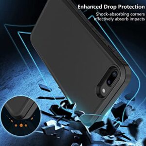 Dewfoam for iPhone 8 Plus/iPhone 7 Plus Case, Protective Shockproof Phone Cover Case para for iPhone 8plus / iPhone 7 Plus Black