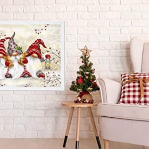 Christmas Diamond Painting Kits,Winter Diamond Art Kit for Adults Full Round Drill,Paint with Diamond for Gift,Wall Decor