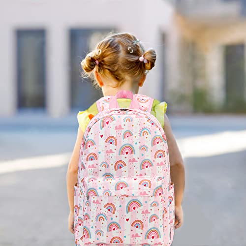 Bluboon Backpack for Girls Kids Preschool Backpack with Lunch Box Kindergarten School Bookbags Set