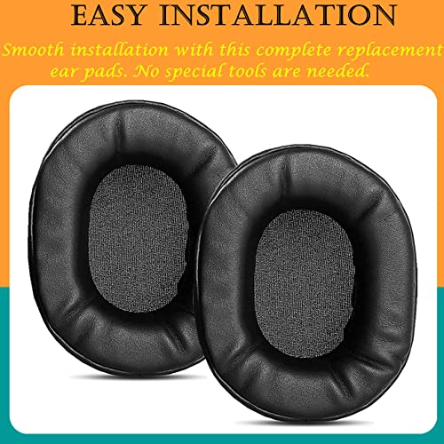 TaiZiChangQin Ear Pads Cushion Memory Foam Replacement Compatible with HyperX Cloud Mix Gaming Headphone ( Protein Leather Earpads )