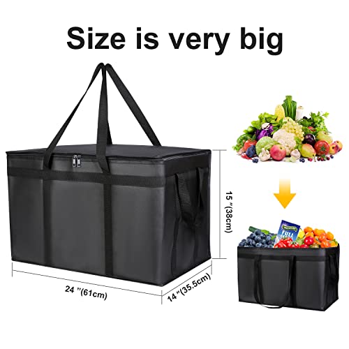 musbus Additional Bottom Plate XXXL Insulated Food Delivery Bag Cooler Bags heavy duty Catering Therma for doordash Keep Food Warm