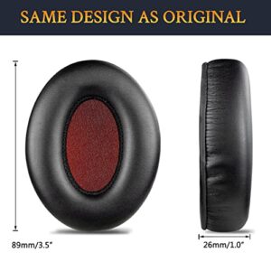 SOULWIT Protein Leather Earpads Replacement for Sennheiser Momentum 1.0 Over/Around Ear Headphones, Ear Pads Cushions with High-Density Noise Isolation Foam