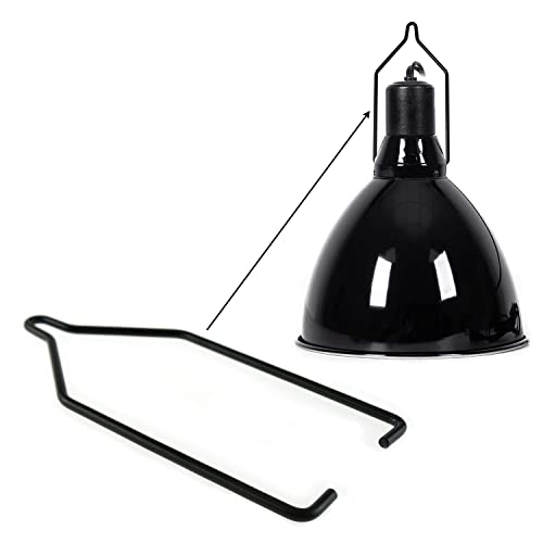 E-outstanding Fixing Clip 2PCS Reptile Dual Lamp Stand Lamp Hanger for Reptile Glass Terrarium Heating Light Reptile Lamp Holder NJ-14