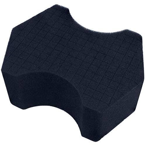 Ultra Black Foam Sponge by TAKAVU, Cross-Cut Design & Ergonomic Shape, Perfect for Both Rinseless & Soap Washes, for Car Detailing & Washing