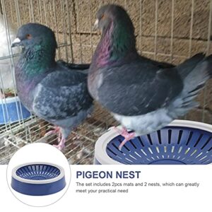 PATKAW 5Pcs Pigeon nest Pigeon breeding Bowl Pet Pet House Bowl Bird Nest-