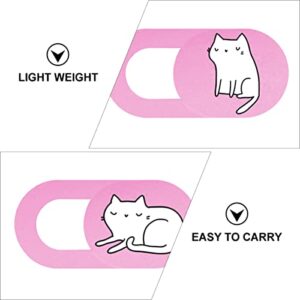 Mobestech Camera Protector USB Camera 3pcs Webcam Cover Smartphone Cover Webcam Cover Slide Camera Cover Slide Blocker Slide Adorable Cat Computer Camera Laptop Camera Slide Blocker