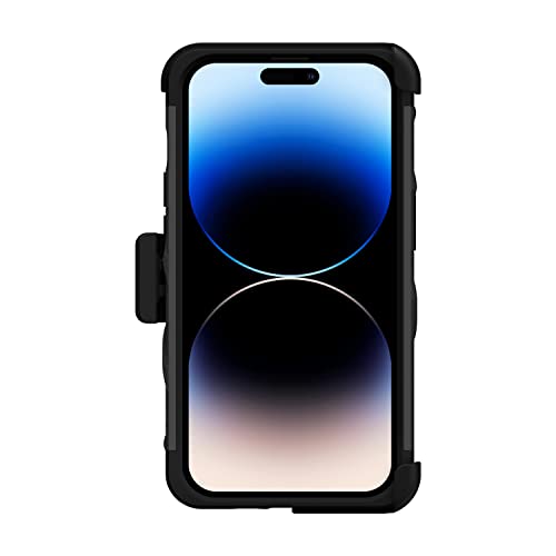 ZIZO Bolt Bundle for iPhone 14 Pro (6.1) Case with Screen Protector Kickstand Holster Lanyard - Black