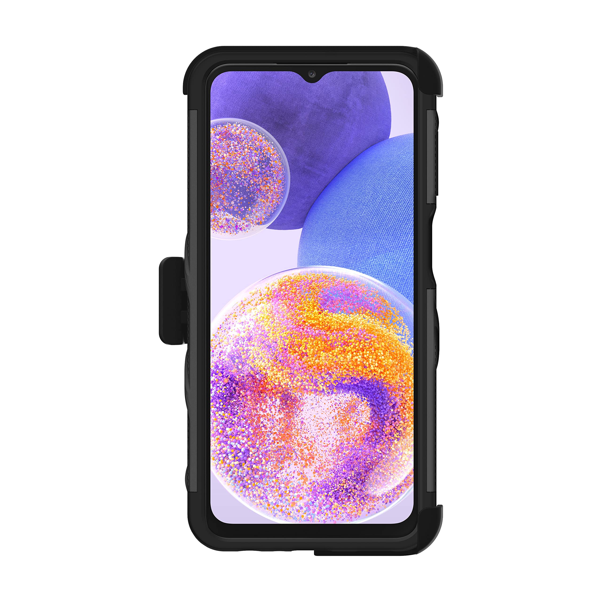 ZIZO Bolt Bundle for Galaxy A23 5G Case with Screen Protector Kickstand Holster Lanyard - Black