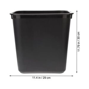 ULTECHNOVO Garbage Bin Mini Garbage can 3 Gallon plsatic Trash can Rustic Garbage bin Plastic Rubbish Can