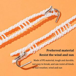 Windproof Clothesline,Travel Clothesline, Camping Clothesline, Durable Travel Clothes Line Rope, Portable Clothes Drying Line, Suitable for Outdoor and Indoor（White）