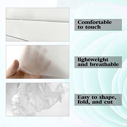 125 Sheets 20" x 30" Acid-Free Wrapping Tissue Paper, Large White Unbuffered No Lignin Archival Tissue Paper, No Acid Paper for Long-Term Packaging Storing Clothes Textiles Linens Present Wrap