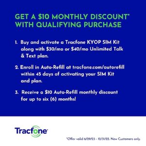 Tracfone Keep Your Own Phone CDMA Prepaid SIM Kit (Locked to Tracfone)