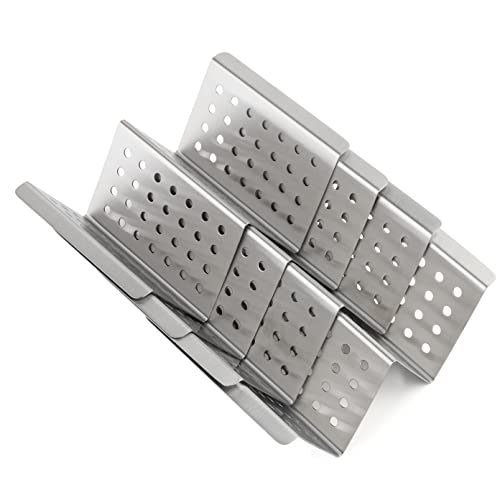 Taco Holders Stainless Steel Taco Holder Stands Set of 6 Each Taco Rack Holds 2 Soft & Hard Shell Tacos for Taco Rack, Taco Shell Holder, Taco Tray, Oven, Grill