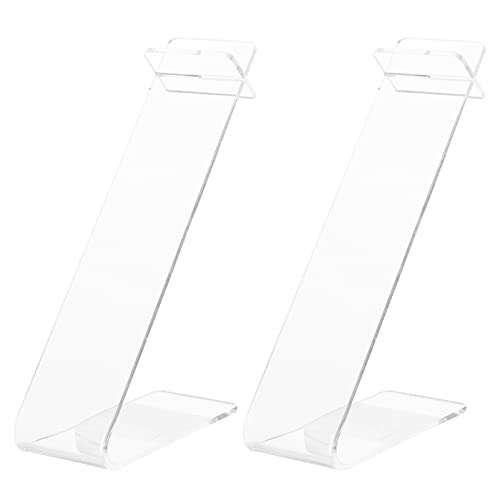 Baluue Acrylic Shoes Display Stand Shoe Display Insert 2pcs Shopping Mall Sandal Flat Shoe Sneaker Rack for Store Display Shoe Floating Display