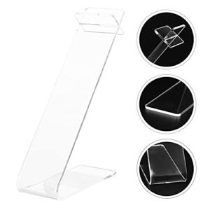 Baluue Acrylic Shoes Display Stand Shoe Display Insert 2pcs Shopping Mall Sandal Flat Shoe Sneaker Rack for Store Display Shoe Floating Display