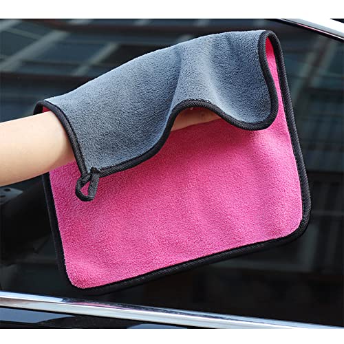 Odilvves Microfiber Towels for Cars,Pack of 5,Car Drying Towels,16"x16",It can Also Wipe The Floor, Home, Glass, etc.