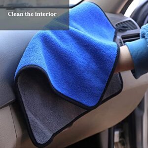 Odilvves Microfiber Towels for Cars,Pack of 5,Car Drying Towels,16"x16",It can Also Wipe The Floor, Home, Glass, etc.