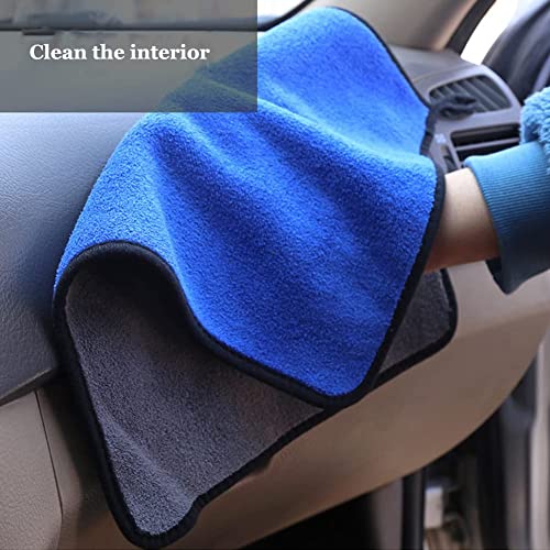 Odilvves Microfiber Towels for Cars,Pack of 5,Car Drying Towels,16"x16",It can Also Wipe The Floor, Home, Glass, etc.