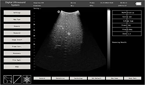 Portable Vet Veterinary B-Ultrasound Scanner，for Pregnancy，with Convex Probe for Horse,Goat,Cow,Sheep and Pig, CMS600P2 Vet CONTEC(Convex Probe)