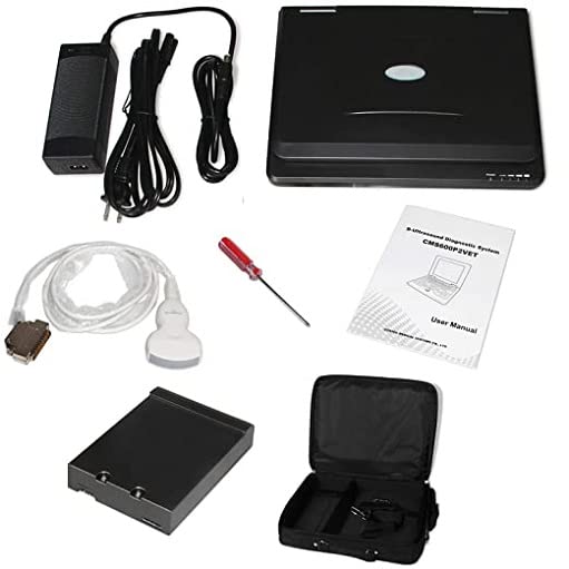 Portable Vet Veterinary B-Ultrasound Scanner，for Pregnancy，with Convex Probe for Horse,Goat,Cow,Sheep and Pig, CMS600P2 Vet CONTEC(Convex Probe)