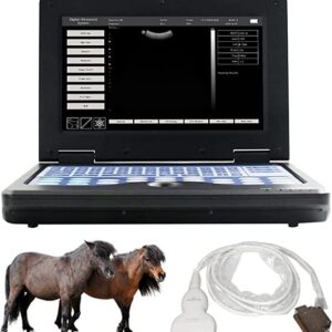 Portable Vet Veterinary B-Ultrasound Scanner，for Pregnancy，with Convex Probe for Horse,Goat,Cow,Sheep and Pig, CMS600P2 Vet CONTEC(Convex Probe)