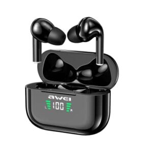 AWEI T29P Earbuds Wireless Bluetooth, Bluetooth 5.3 Noise Cancelling Headphones True Wireless IPX6 Waterproof Stereo in-Ear Earphones with Built-in Microphone (Black)