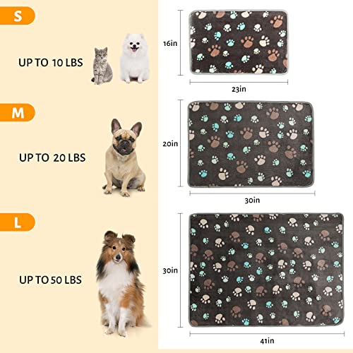 3 Pack Dog Blanket Soft Warm Flannel Cat Blanket, Great Pet Throw for Cats,Puppy,Small Medium Large Dog, 30 x 20 Inches