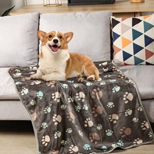 3 Pack Dog Blanket Soft Warm Flannel Cat Blanket, Great Pet Throw for Cats,Puppy,Small Medium Large Dog, 30 x 20 Inches