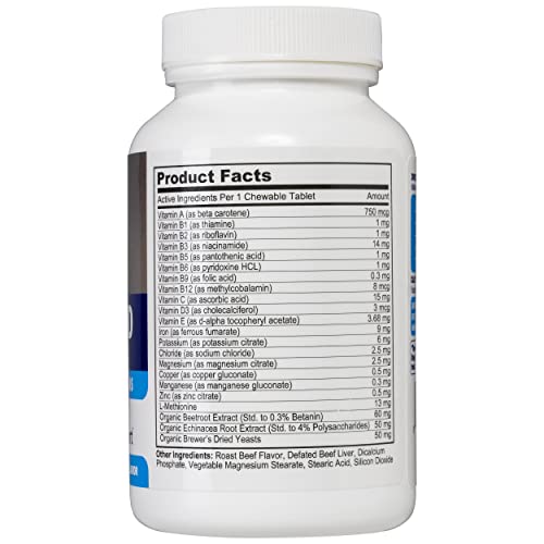 3in1 Blood Aid, Immunity & Energy for Dogs, Iron Supplement for Dogs, Helps Maintain Blood Health, Normal Red Blood Cells Levels & Normal Clothing Function, Iron for Dogs, Dog Iron Supplement