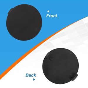 Front Bumper Tow Hook Cover Towing Eye Cap Fit for Mazda CX-5 2013 2014 2015 2016 KD4550A12BB KD45-50-A12-BB (Unpainted, left driver side) Xinpinsai