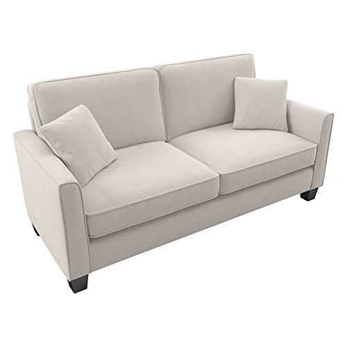 Bush Furniture Flare Sofa, 73W, Light Beige Microsuede