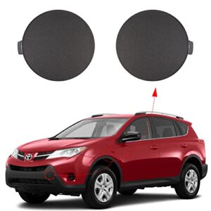 front bumper tow hook cover towing eye cap fit for toyota rav4 2013 2014 2015 53286-0r060 53285-0r060 xinpinsai