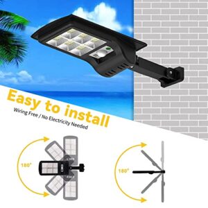 apyr aoma Solar Lights Outdoor Waterproof 120 LED Solar Motion Sensor Lights Outdoor, Dusk to Dawn for Garden, Path, Deck, Yard, Garage, Patio