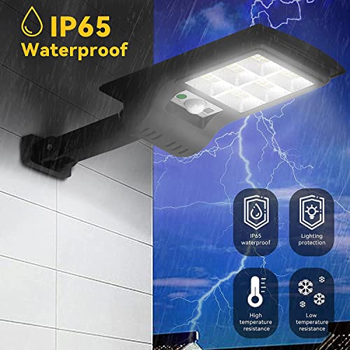 apyr aoma Solar Lights Outdoor Waterproof 120 LED Solar Motion Sensor Lights Outdoor, Dusk to Dawn for Garden, Path, Deck, Yard, Garage, Patio