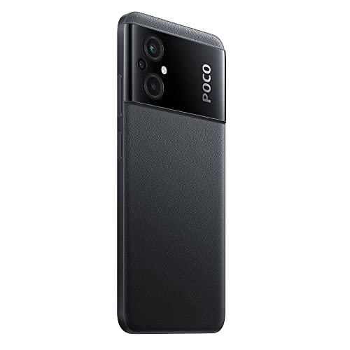 Xiaomi Poco M5 4G LTE GSM (64GB + 4GB) 50MP Triple Camera 6.58" Octa Core (NOT for USA Market) Global Unlocked + (w/Fast 51w Car Charger) (Black (Global Version))