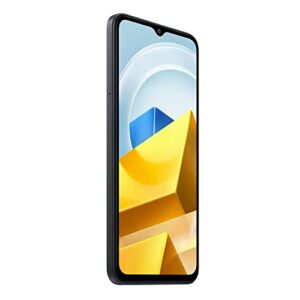 Xiaomi Poco M5 4G LTE GSM (64GB + 4GB) 50MP Triple Camera 6.58" Octa Core (NOT for USA Market) Global Unlocked + (w/Fast 51w Car Charger) (Black (Global Version))