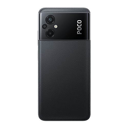 Xiaomi Poco M5 4G LTE GSM (64GB + 4GB) 50MP Triple Camera 6.58" Octa Core (NOT for USA Market) Global Unlocked + (w/Fast 51w Car Charger) (Black (Global Version))