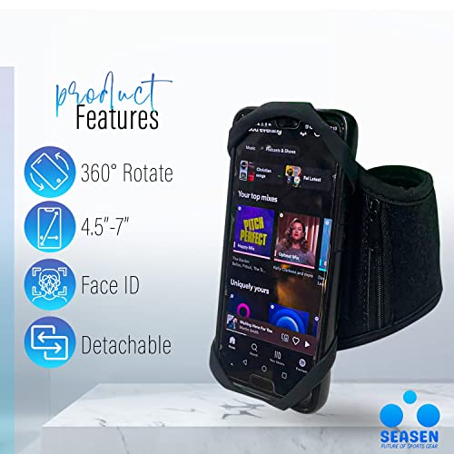 Running Phone Holder - Phone Armband for iPhone - Cell Phone Holder for Exercise & Walking