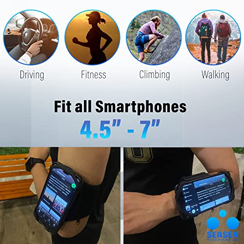 Running Phone Holder - Phone Armband for iPhone - Cell Phone Holder for Exercise & Walking