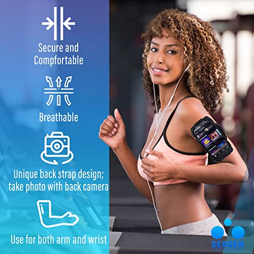 Running Phone Holder - Phone Armband for iPhone - Cell Phone Holder for Exercise & Walking