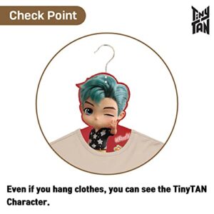 Kpop Merchandise Official Licensed K-POP Merch - TinyTAN Character Clothes Hanger with Steel Hook (Jimin)