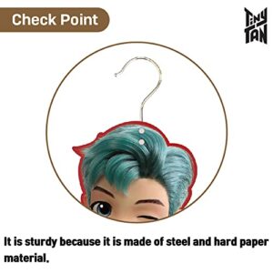 Kpop Merchandise Official Licensed K-POP Merch - TinyTAN Character Clothes Hanger with Steel Hook (Jimin)