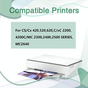 LLQQ Compatible for Lexmark 78C0W00 Waste Toner Container Works with CS421 CS521 CX421 CX522 CX622 420 520 620 2200 4200C 2300 2400 2500 MC2640 Printers Black 1-Pack