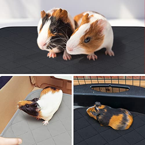 Pet Soft Guinea Pig Cage Liner Washable, Guinea Pig Fleece Cage Liners Pee Pad for Guinea Pigs Reusable, Hamsters, Rabbits, Small Animals Super Absorbent Fast Dry (Classic, 24x48 Inch)