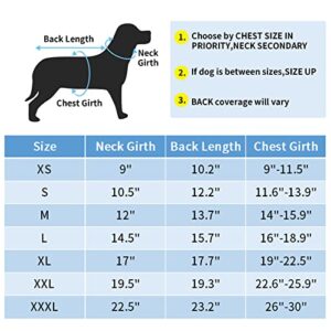 AIITLE Padded Vest Dog Jacket - Windproof Waterproof Cold Weather Dog Coat - Warm Dog Vest Fleece Jacket with Leash Hole - Dog Clothes for Small Medium Large Dogs Boy Girl for Everyday Use Blue XL