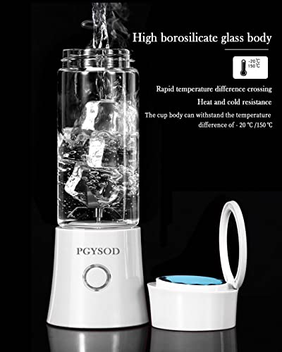 PGYSOD Portable Blender for Shakes and Smoothies, Personal Blender, Smoothie Blender to go with 17 oz Glass Cup