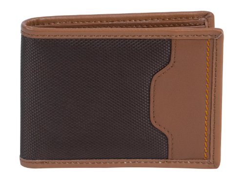 Travelon Safe Id Accent Billfold Wallet, Saddle, One Size